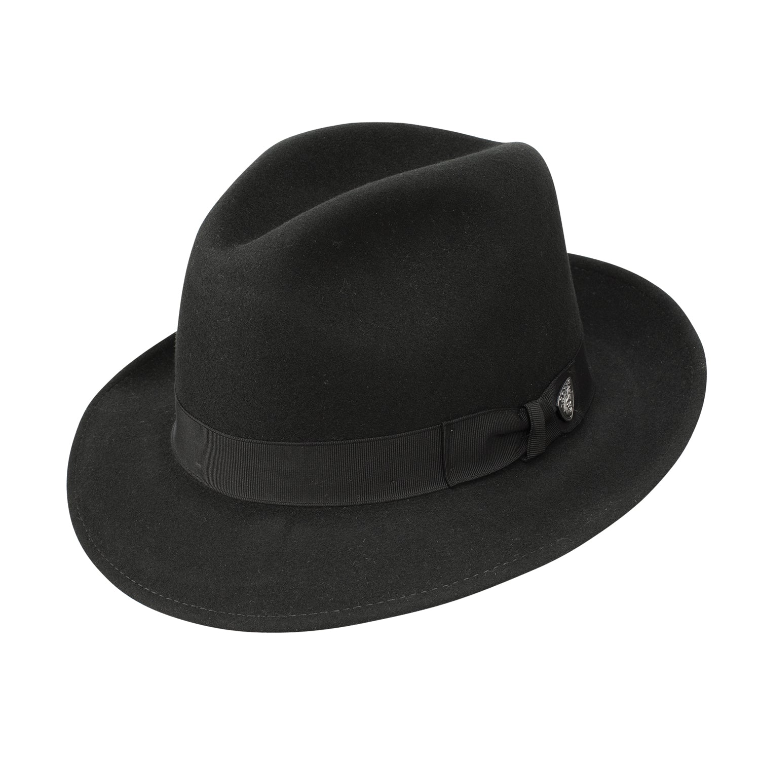Dobbs 100% Wool Felt 'Fox' Hat in Black | Muldoon's Men’s Wear