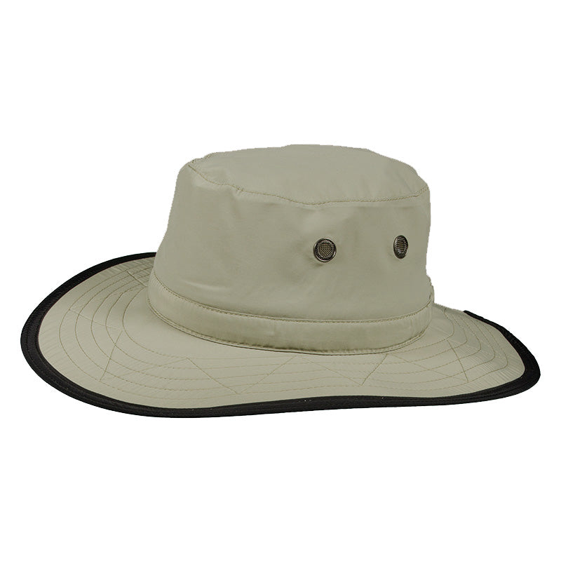 Dorfman Pacific Supplex Jetty Hat in Khaki | Muldoon's Men’s Wear