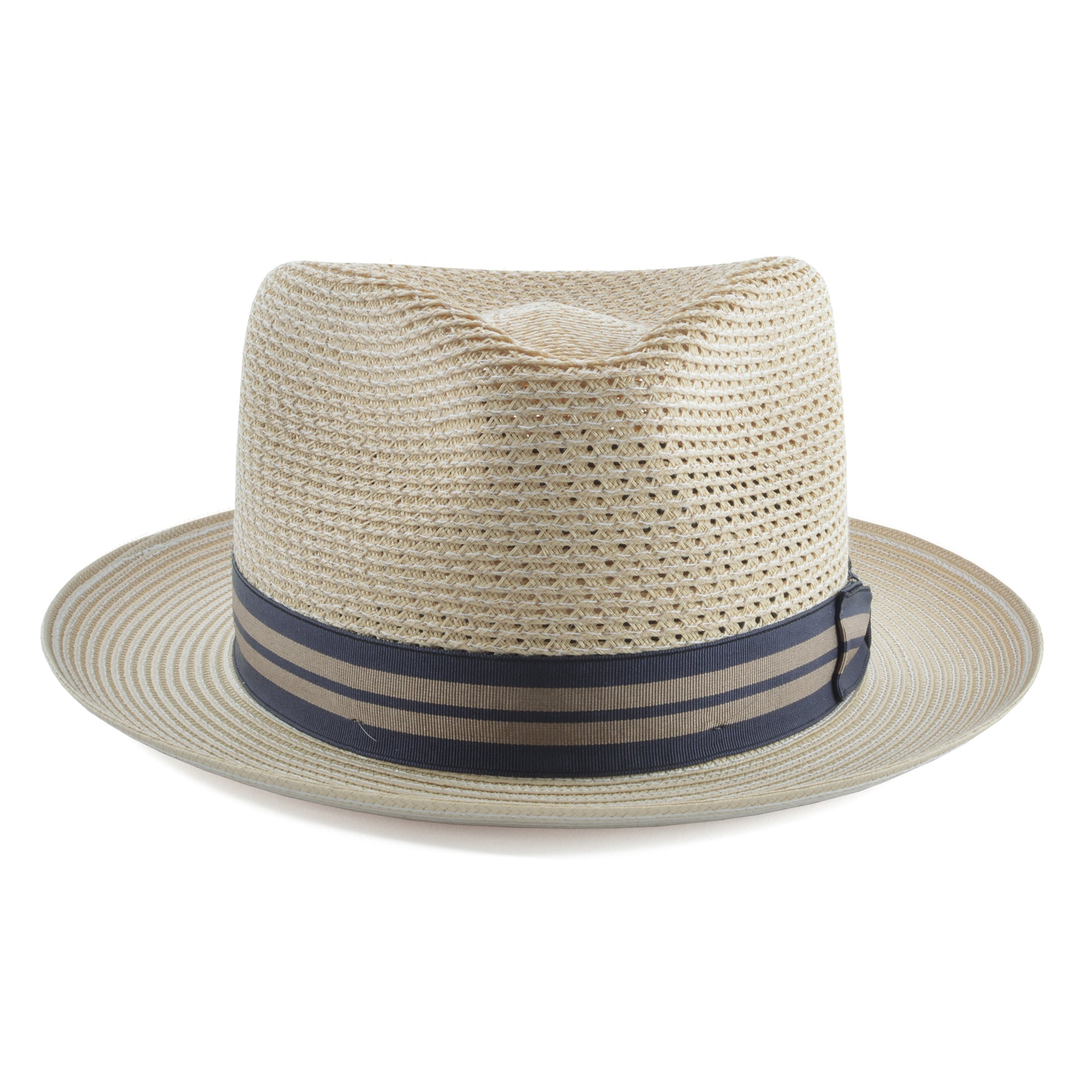 Stetson Nantucket Milan Straw Fedora Hat in Sand | Muldoon's Men’s Wear